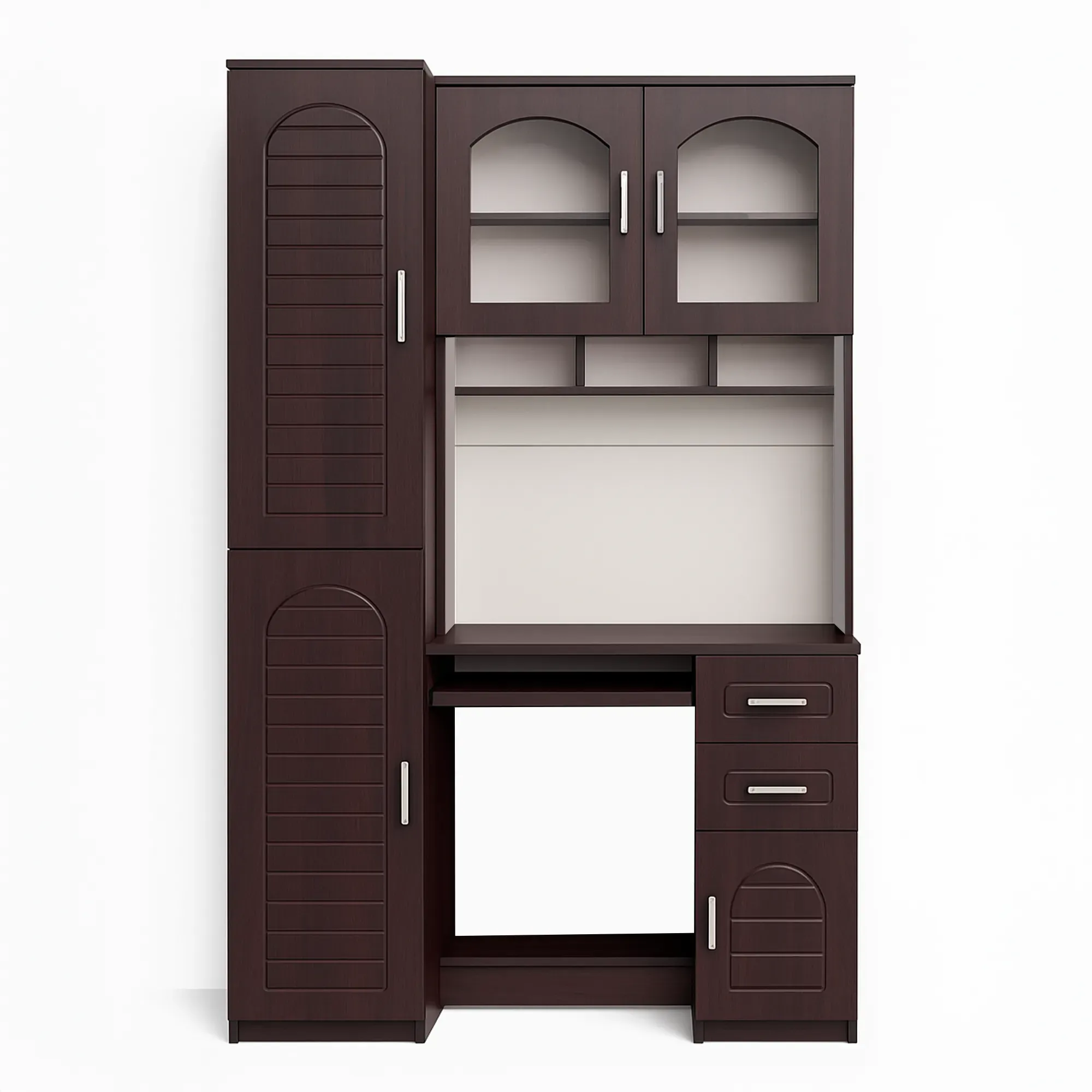 Regal Executive Study Desk | Traditional All-in-One Workstation with ...
